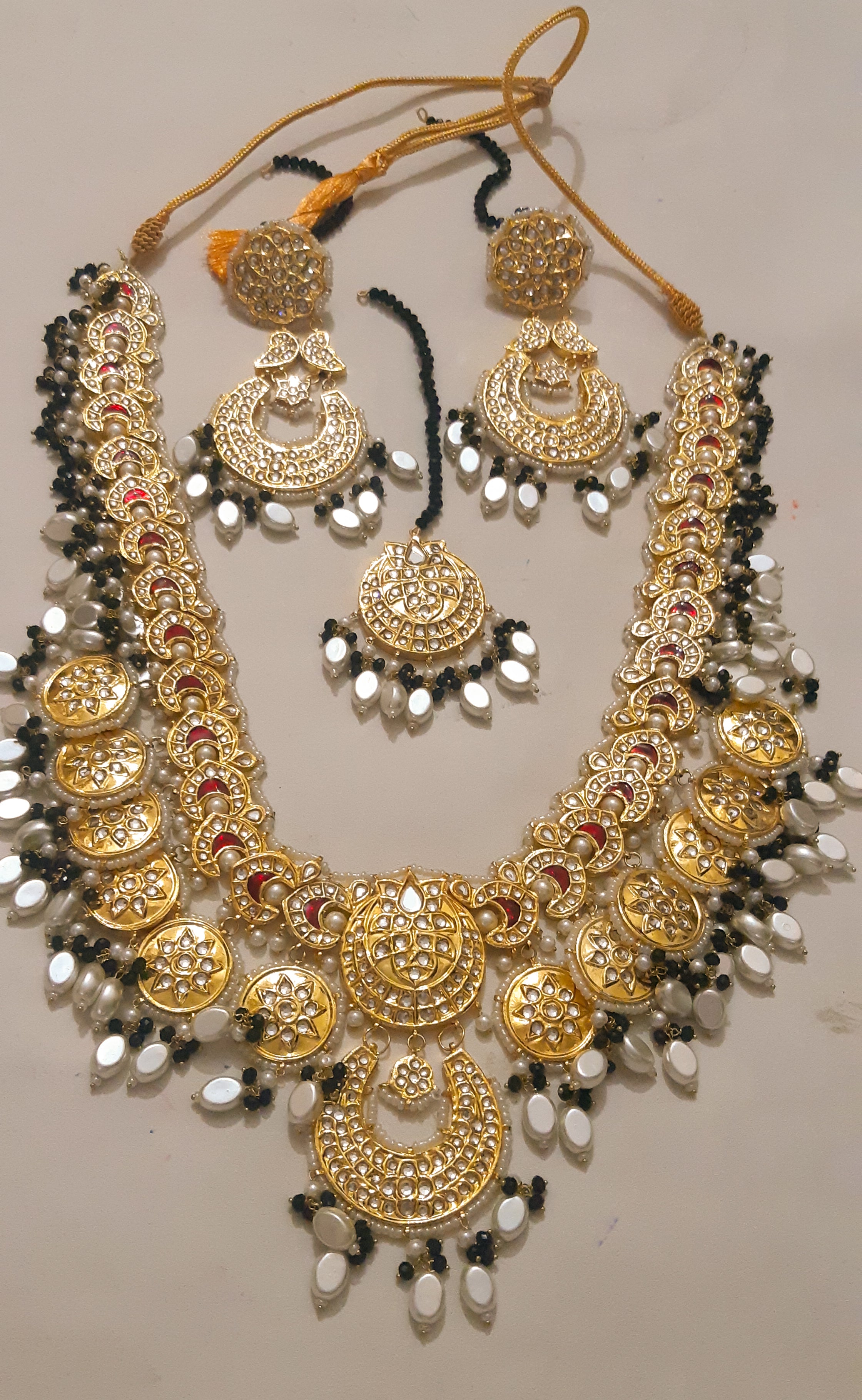 Gold Plated Kundan Long Necklace